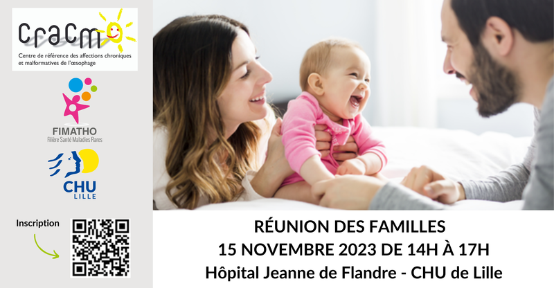 Réunion des familles du centre de référence CRACMO (Lille)